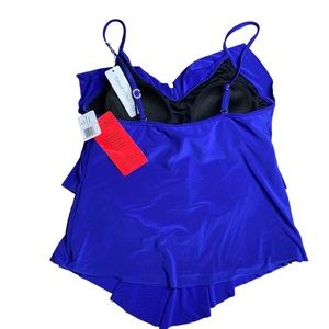 Magicsuit | Swim | Magicsuit Rita Tankini Swim Top Slimming Ruffle ...